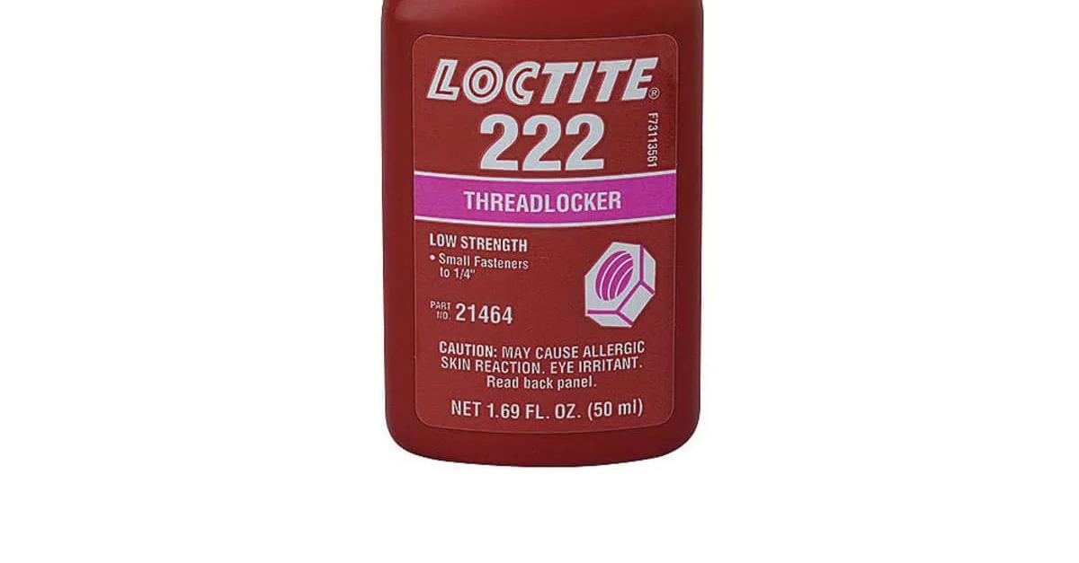 Loctite 222 Low Strength Threadlocker, 50mL Bottle, Purple, 10/Case | EIS