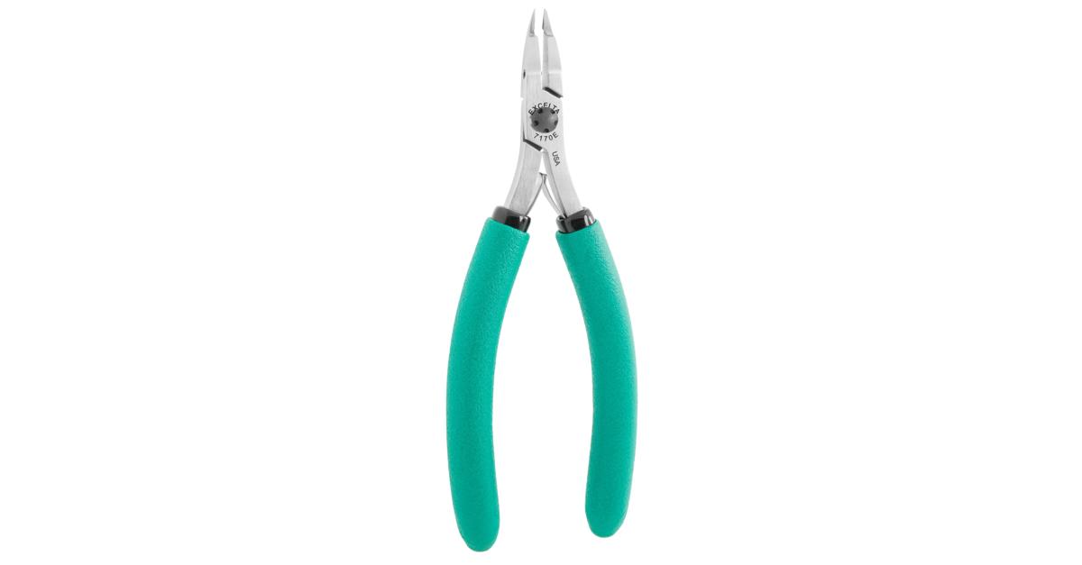 Excelta 7170E Cutters - Long Nose Fine .02" x .02" Tip - Relieved Head ...