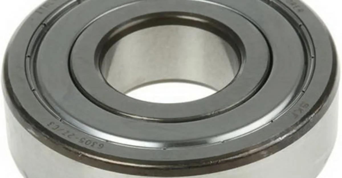 SKF 6305-2Z Single Row Deep Groove Radial Ball Bearing, 25 mm Bore x 62 ...