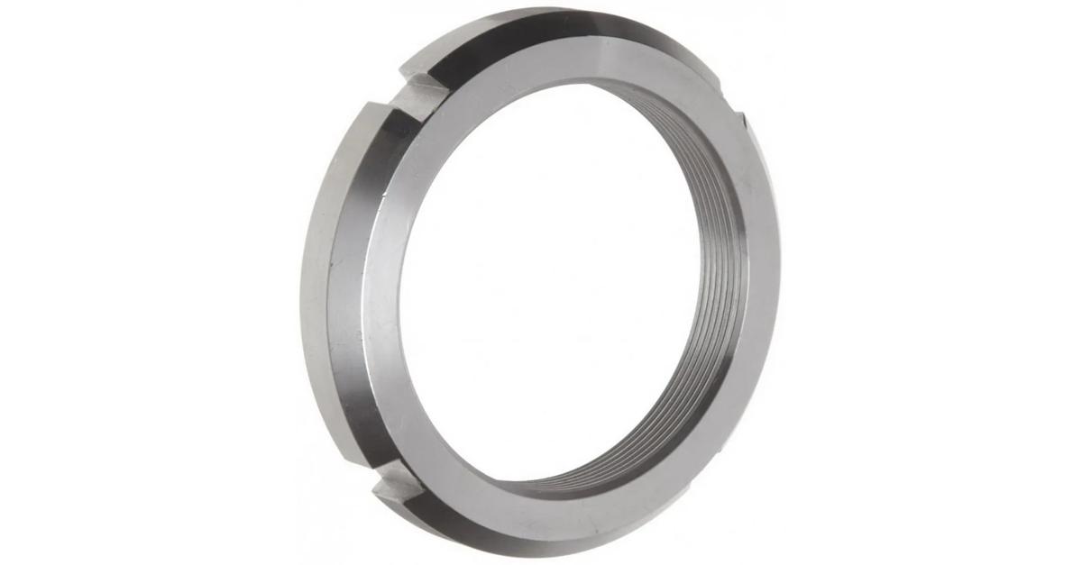 Standard Locknut N Series Lock Nut, 2-1/4" OD, 0.104" x 0.24" Slot ...
