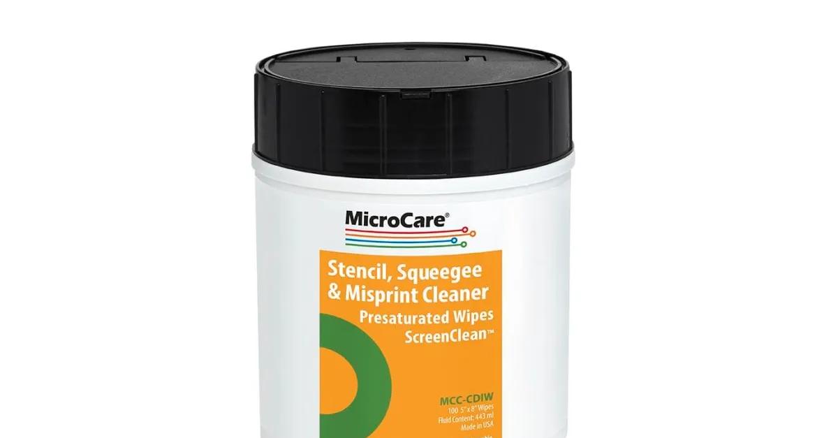 MicroCare MCC-CDIW ScreenClean™ Stencil Squeegee and Misprint Cleaner ...
