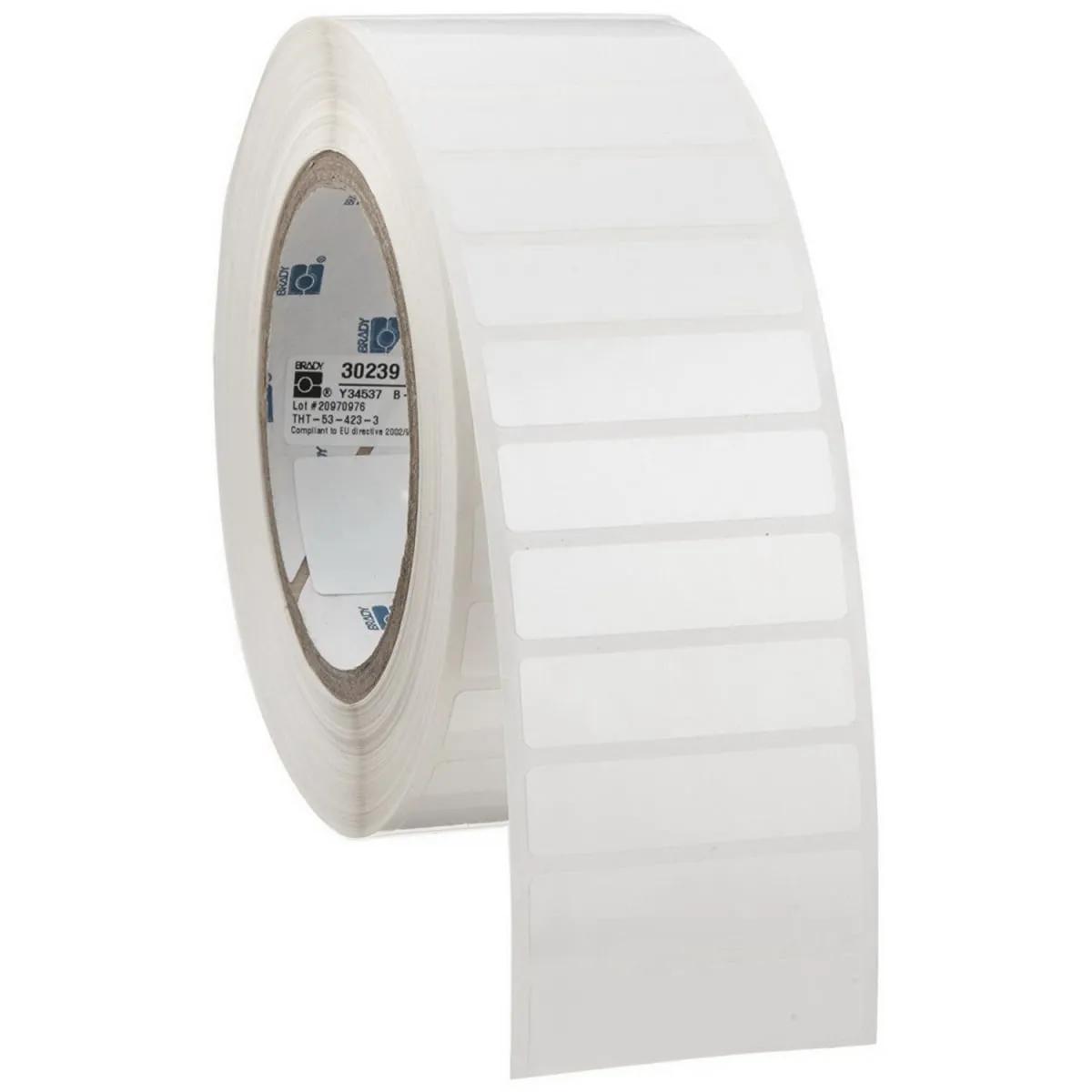 Brady WorkHorse® B-423 Polyester Rectangle Thermal Transfer Printable ...